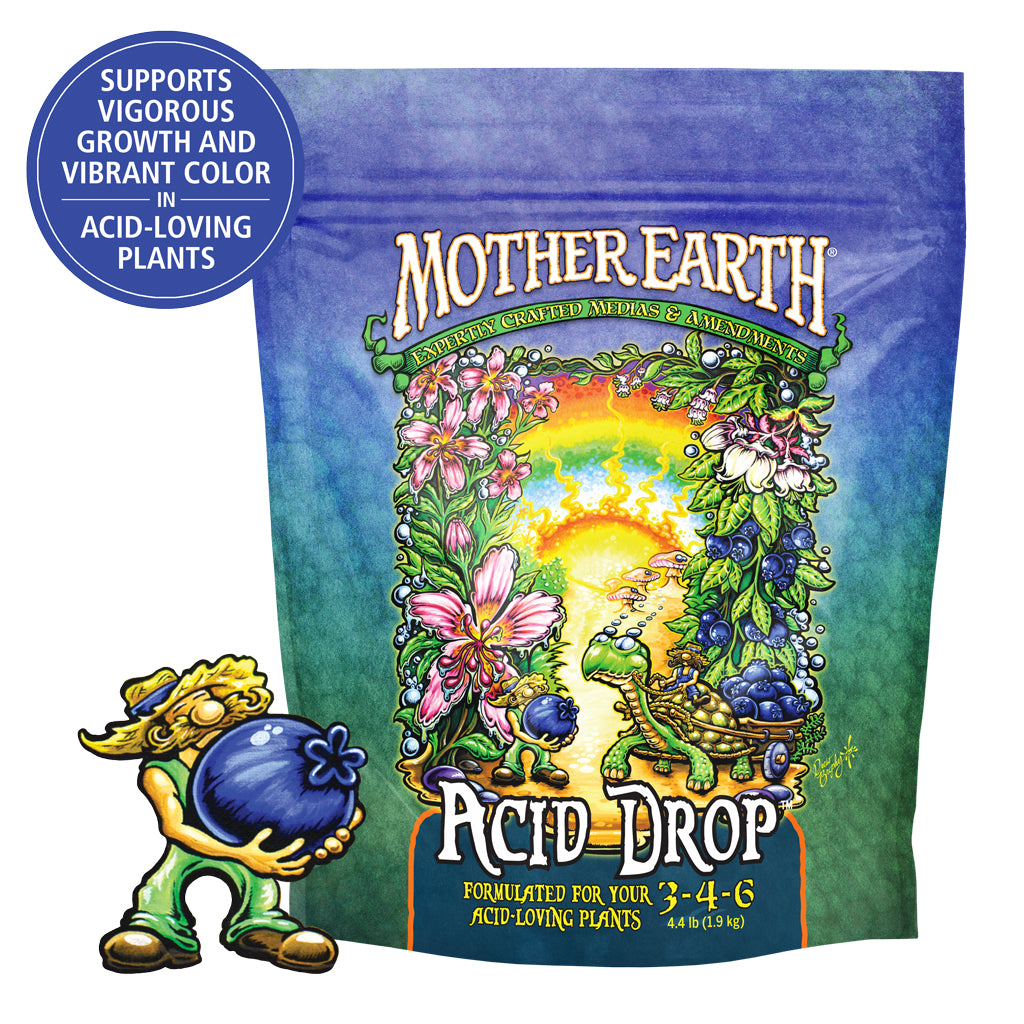 Acid Drop Fertilizer for Acid-Loving Plants 3-4-6 - Mother Earth Products